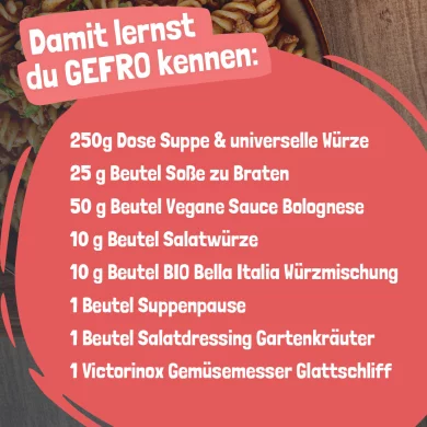 GEFRO »Kennenlern-Set« | GEFRO